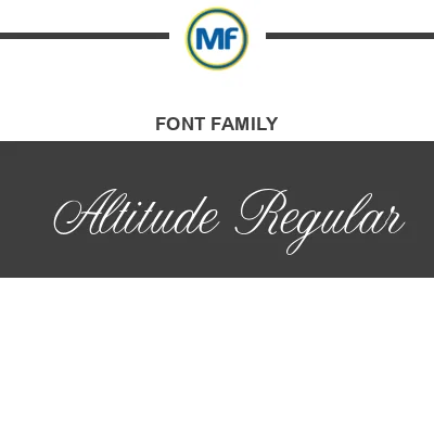 Download Altitude Regular Fonts | MaisFontes