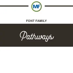 Pathways: Free Font Download | MaisFontes
