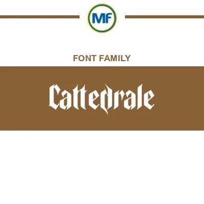 Cattedrale Font Family: Download Free | MaisFontes