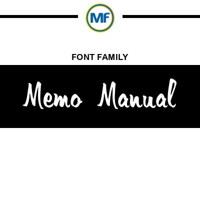 Download Memo Manual Fonts | MaisFontes