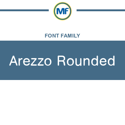 Arezzo Rounded Font Family: Free Download | MaisFontes