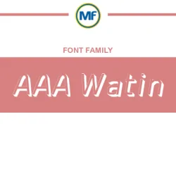 AAA Watin New Hands: Free Font Download | MaisFontes