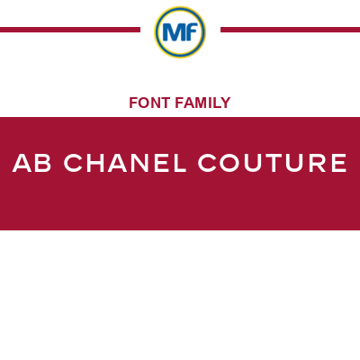 AB Chanel Couture Font Family: Download Free | MaisFontes