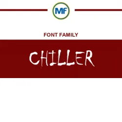 Chiller: Download Free Font | MaisFontes
