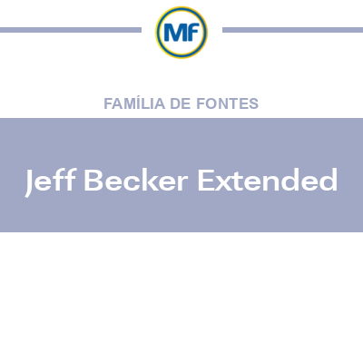 Jeff Becker Extended Família de Fontes: Baixe Grátis | MaisFontes