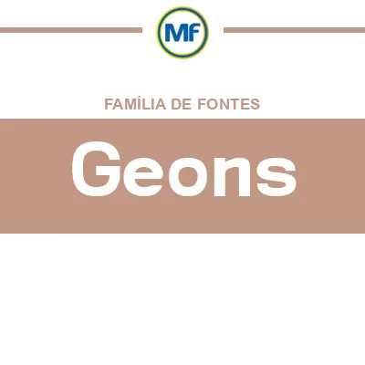 Geons Família de Fontes: Baixe Grátis | MaisFontes
