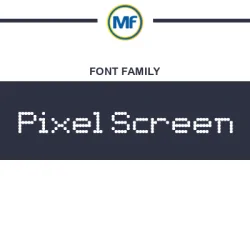 Pixel Screen Font Light Ex: Free Font Download | MaisFontes