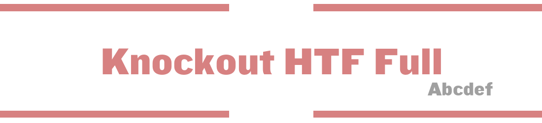 Knockout HTF69 Full Liteweight Font: Free Download | MaisFontes