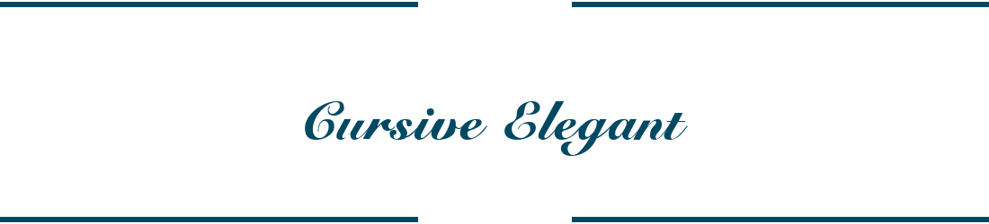 Cursive Elegant Normal: Free Font Download | MaisFontes