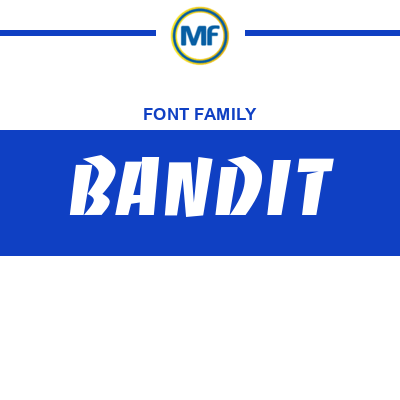 Download Bandit Fonts | MaisFontes