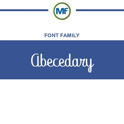 Abecedary Font Family: Download Free | MaisFontes