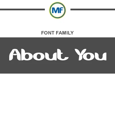About You Font Family: Download Free | MaisFontes