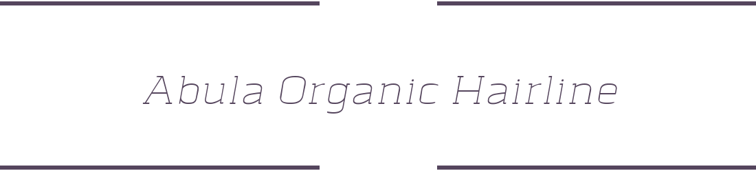 Abula Organic Hairline Regular: Baixar Fonte Grátis | MaisFontes