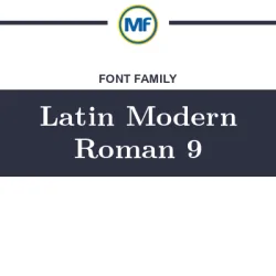 Latin Modern Roman Slanted 9 Regular: Free Font Download | MaisFontes