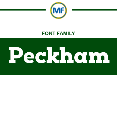 Peckham Font Family: Free Download | MaisFontes