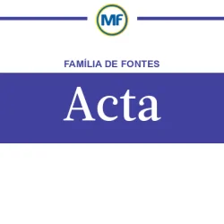 Acta Book: Baixar Fonte Grátis | MaisFontes