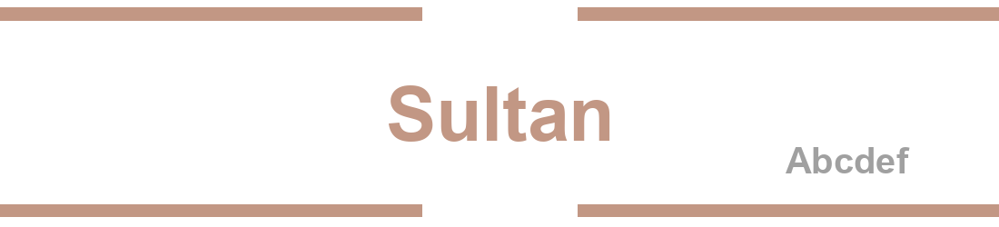 Sultan Normal Font: Free Download | MaisFontes