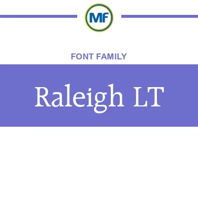 Download Raleigh LT Fonts | MaisFontes
