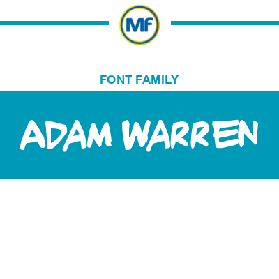 Adam Warren Font Family: Download Free | MaisFontes