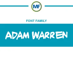 Adam Warren pro Bold Font: Free Download | MaisFontes