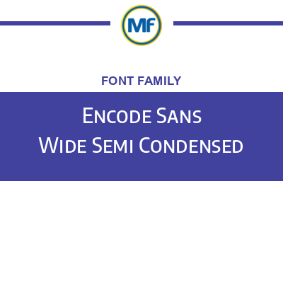 Download Encode Sans Wide Semi Condensed Fonts (Google Fonts) | MaisFontes