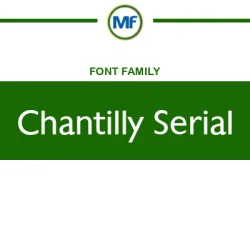 Chantilly Serial Heavy Font: Free Download | MaisFontes
