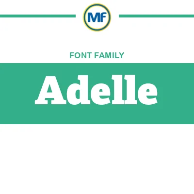 Adelle Font Family: Free Download | MaisFontes