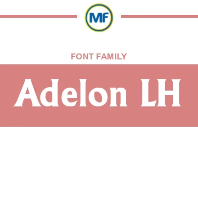 Adelon LH Font Family: Download Free | MaisFontes