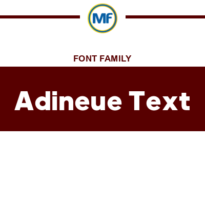 Adineue Text Font Family: Download Free | MaisFontes