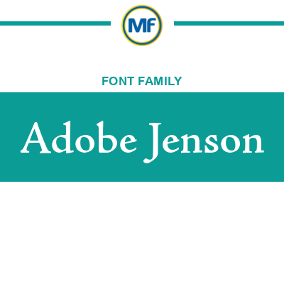 Adobe Jenson Font Family: Download Free | MaisFontes