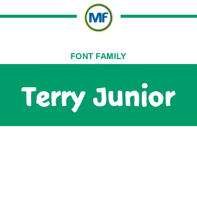 Terry Junior Font Family: Free Download | MaisFontes