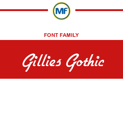Download Gillies Gothic Fonts | MaisFontes