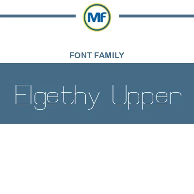 Download Elgethy Upper Fonts | MaisFontes