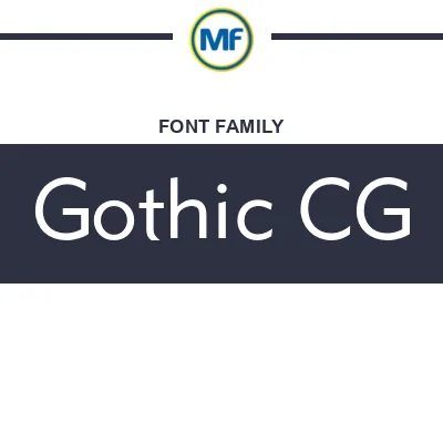 Download Gothic CG Fonts | MaisFontes