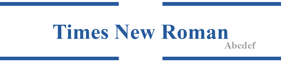 Times New Roman: Download Free Font | MaisFontes