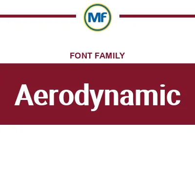Aerodynamic Font Family: Download Free | MaisFontes
