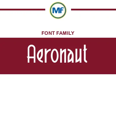 Aeronaut Font Family: Download Free | MaisFontes