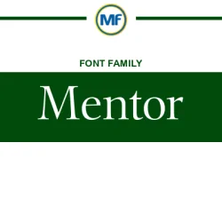 Mentor Bold Font: Free Download | MaisFontes