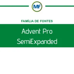 Advent Pro SemiExpanded Regular: Baixar Fonte Grátis | MaisFontes