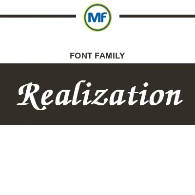 Realization Font Family: Download Free | MaisFontes