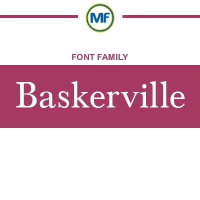 Download Baskerville Fonts (Google Fonts) | MaisFontes