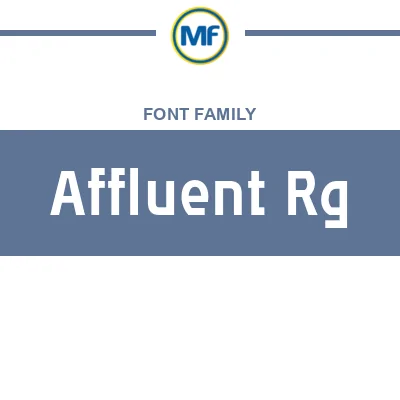 Affluent Rg Font Family: Download Free | MaisFontes