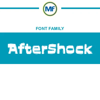 AfterShock Font Family: Download Free | MaisFontes