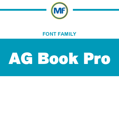 AG Book Pro Font Family: Free Download | MaisFontes