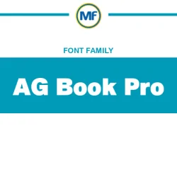 AG Book Pro Bold Font: Free Download | MaisFontes