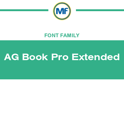 AG Book Pro Extended Font Family: Free Download | MaisFontes