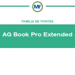 AG Book Pro Extended Bold: Baixar Fonte Grátis | MaisFontes