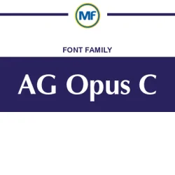 AG Opus C Bold: Free Font Download | MaisFontes