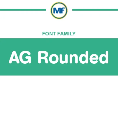 AG Rounded Font Family: Free Download | MaisFontes