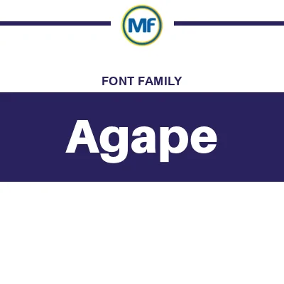 Agape Font Family: Download Free | MaisFontes